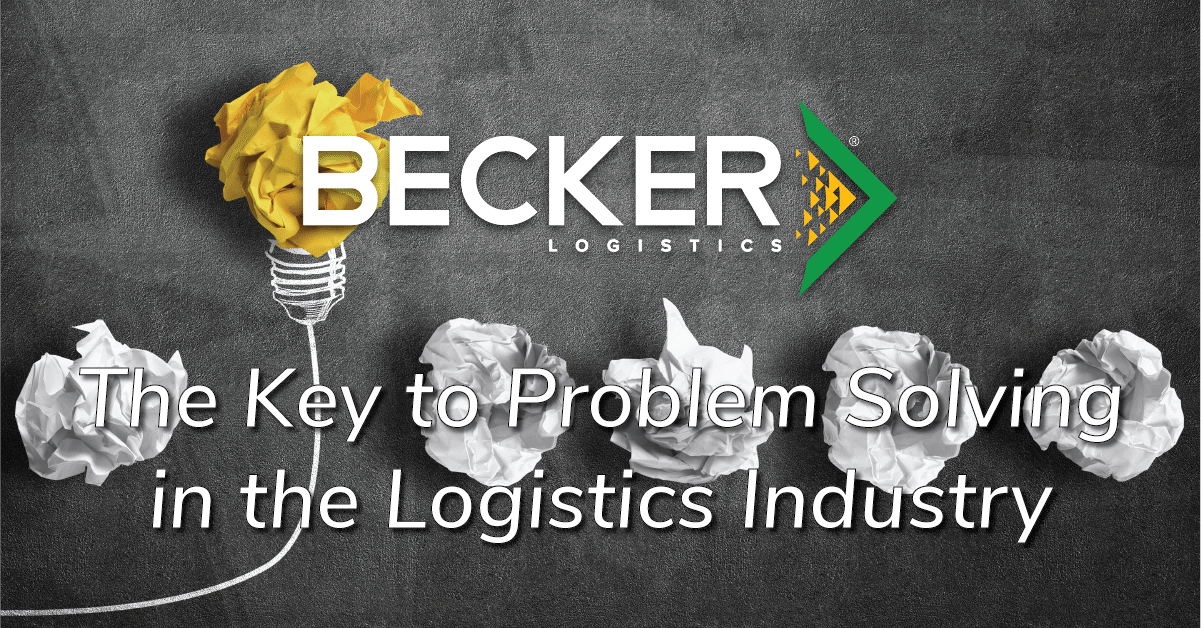 The Key to Problem Solving in the Logistics Industry