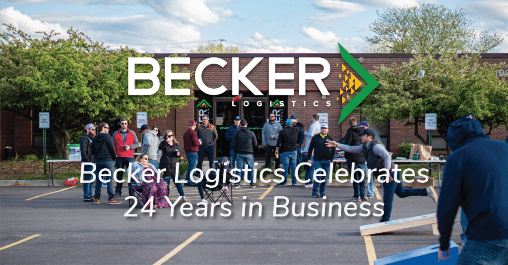 Becker Logistics Celebrates 24 Years in Business!!!