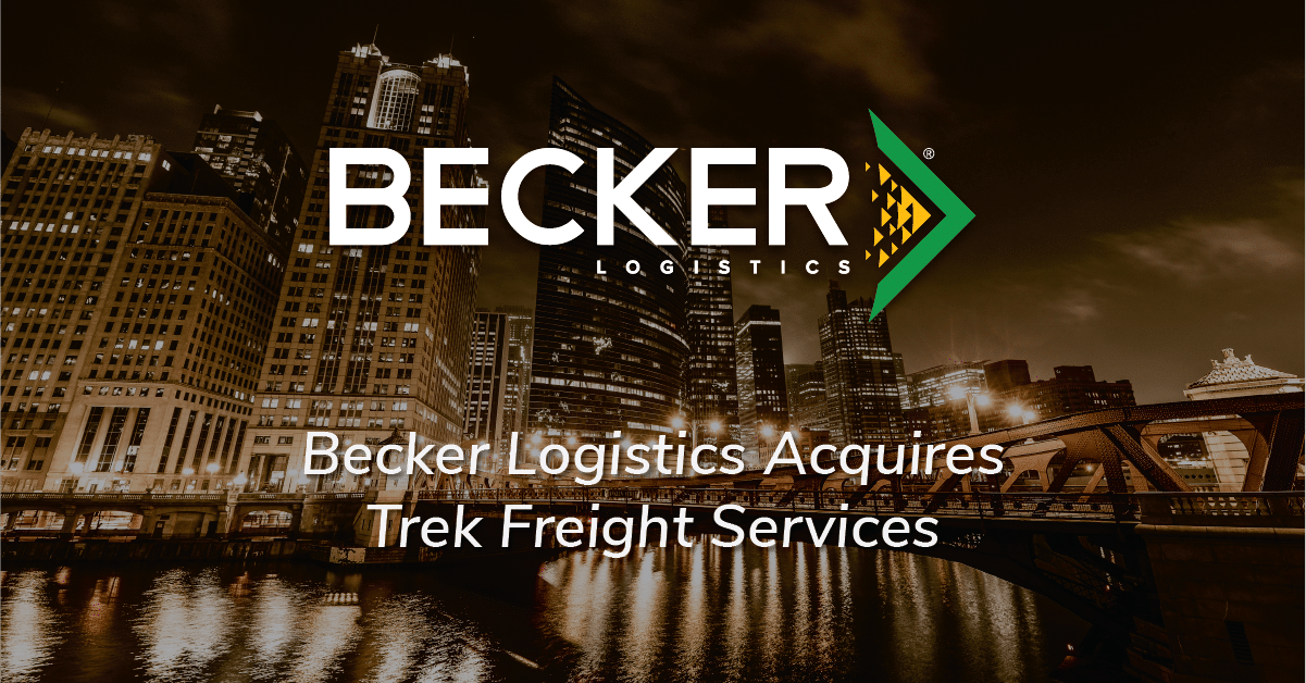 Becker Logistics Acquires Trek Freight Services - Becker Logistics